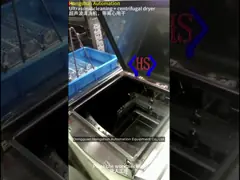 optical lens ultrasonic cleaning line automatic ultrasonic cleaner with centrifugal drying function