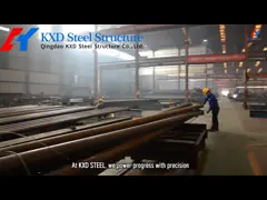 Q355B Steel Structure Industrial Warehouse Hangar with High Strength Bolts
