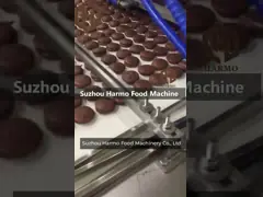 stripes iso 600mm chocolate decorating machine