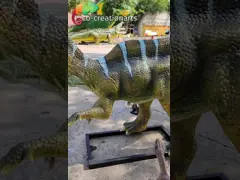 head rotation life size animatronic dinosaurs simulation hadrosauridae