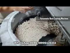 PLC制御による自動ナッツコーティングマシン 500-1000kg/h