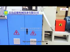 high speed plastic pipe machine ppr pipe production  automatic fault alarm