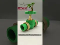 ppr double union ball valve exposed installation corrosion-resistant customized size