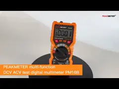 true rms handheld digital multimeter ac / dc voltage resistance measurement