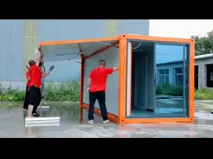 Case modulari espandibili e mobili per container marittimi pieghevoli prefabbricati