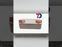 mixing truck pump concrete truck benz oil radiator core 14 layers