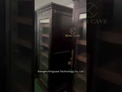 luxurious red wine chiller and electric cigar cooler humidor cabinet