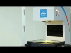 Máquina de proyección de perfiles de pantalla grande tipo suelo