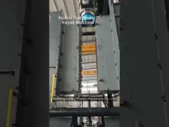 huayu 2-layer hdpe kayak blow moulding machine 2200kn clamping force