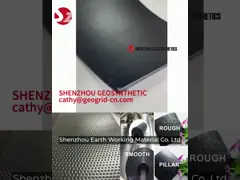 Thickness 2000 Microns Mining Industry HDPE Geomembrane Liner Waterproof Anti-Seepage Project