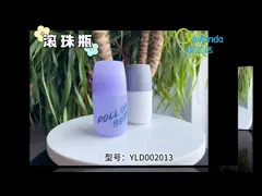 친환경 옵션을 위한 60ml 용량의 맞춤형 로고 플라스틱 롤온 보틀