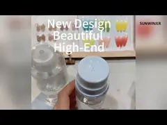 Plastic PET Material Colorful 28/410 33/410 0.5cc Dosage Flip Top Nail Polish Dispenser Remover Oil Pump Leak-proof