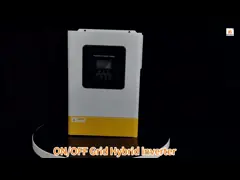 5.5kw off grid solar hybrid inverter 48vdc 6200w 5500w 5.5kv solar panel inverter