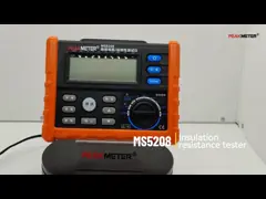 black digital insulation resistance tester analogue and digital multimete measurement