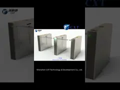 201 stainless steel intelligent security entrance systems drop arm gate