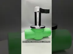 luxury copper-plastic ppr ball valve corrosion resistant high pressure level