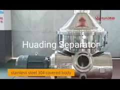 automatic residue discharging oil water centrifuge for easy maintenance