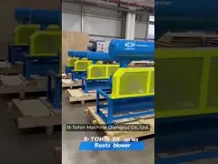 dn200 water cooled three lobe roots blower maximum pressure 100kpa