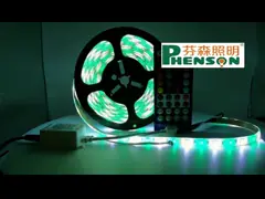 multi colours color changing led ribbon lights smd 5050 rgb+w 60 leds ce rohs approval