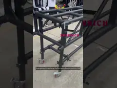 aluminum stage truss with 700kg load-bearing capacity and quick connection for hanging lights
