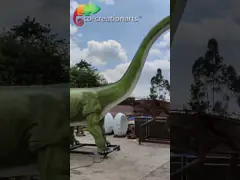 coin operated simulation life size animatronic dinosaurs 12m brachiosaurus models