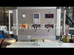 Ligne en bois en plastique d'extrusion de profil de PVC de composé, machine d'extrusion de profil d'Upvc