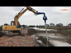 flexible control small pile driver short working period reliable performance