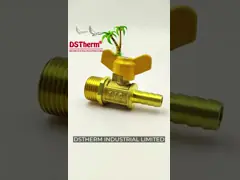 Maniglia di farfalla a filo maschile Valvola di gas di ottone Valvola di gas Valvola di gas Valvola a sfera personalizzata