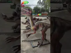 personalized customization fiberglass animatronic replica realistic  dinosaur model