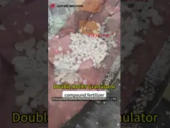 Double Roller Extrusion Granulator Ammonia Fertilizer Granules Making Machine