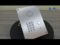 flush mounted analog door intercom , rugged clean room phone