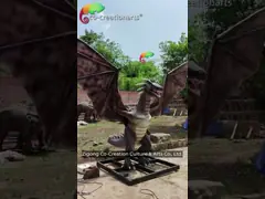 waterproofing giant animatronic dragons life like dragon 110/220v