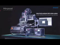 Máquina de distribución de pegamento de escritorio micro Sistema de distribución automática visual