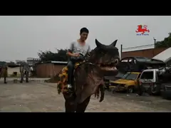 realistic walking dinosaur costume , animatronic walking t rex costume