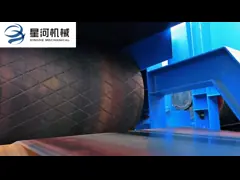 diamond rubber lagged drum pulley belt conveyor head pulley for anti slip performance