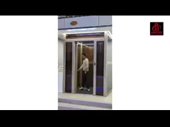 Elevatore di trazione senza ingranaggi elegante per la casa 500-1000 kg di capacità porta scorrevole automatica