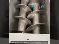 材料処理ソリューションのためのカスタマイズ可能なスクリューフライト付きのWesew Augerコンベヤー