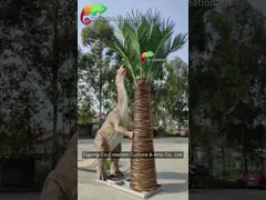 manufacturer life size simulation shunosaurus animatronic dinosaur model for amusemen park