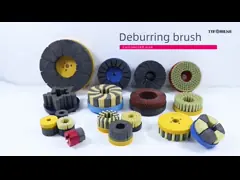 abrasive nylon wire disc brush for deburring polishing and finishing