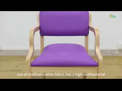 banquet fixed comfortable wooden restaurant chair with colorful fabric upholstery