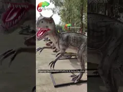 amusement park large fibreglass animals life size allosaurus animatronic eco friendly