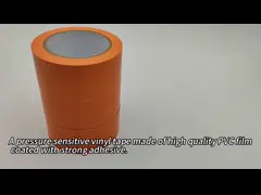 easy release uv resistant pvc protection tape no residue orange pvc tape