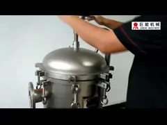 SS304 고효율 수직 압력 봉지 필터