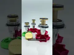 threaded plastic ppr stop valve handle with brass cartridges
