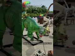 realistic life size animatronic dinosaurs  iguanodon model weather resistance