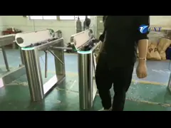 semi-automatic tripod turnstile gate with fingerprint support