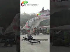 animatronic dinosaur life size dinosaur model animatronic carnotaurus for amusement park