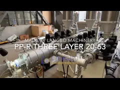 Linha de produção de máquinas de extrusão de tubos PPR de plástico avançado