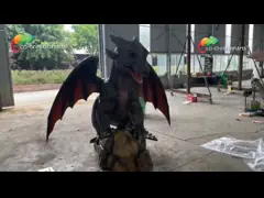 waterproof lifelike dragon in theme park attraction