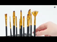 nylon hair acrylic painting art brushes set artist watercolor face paint brush set